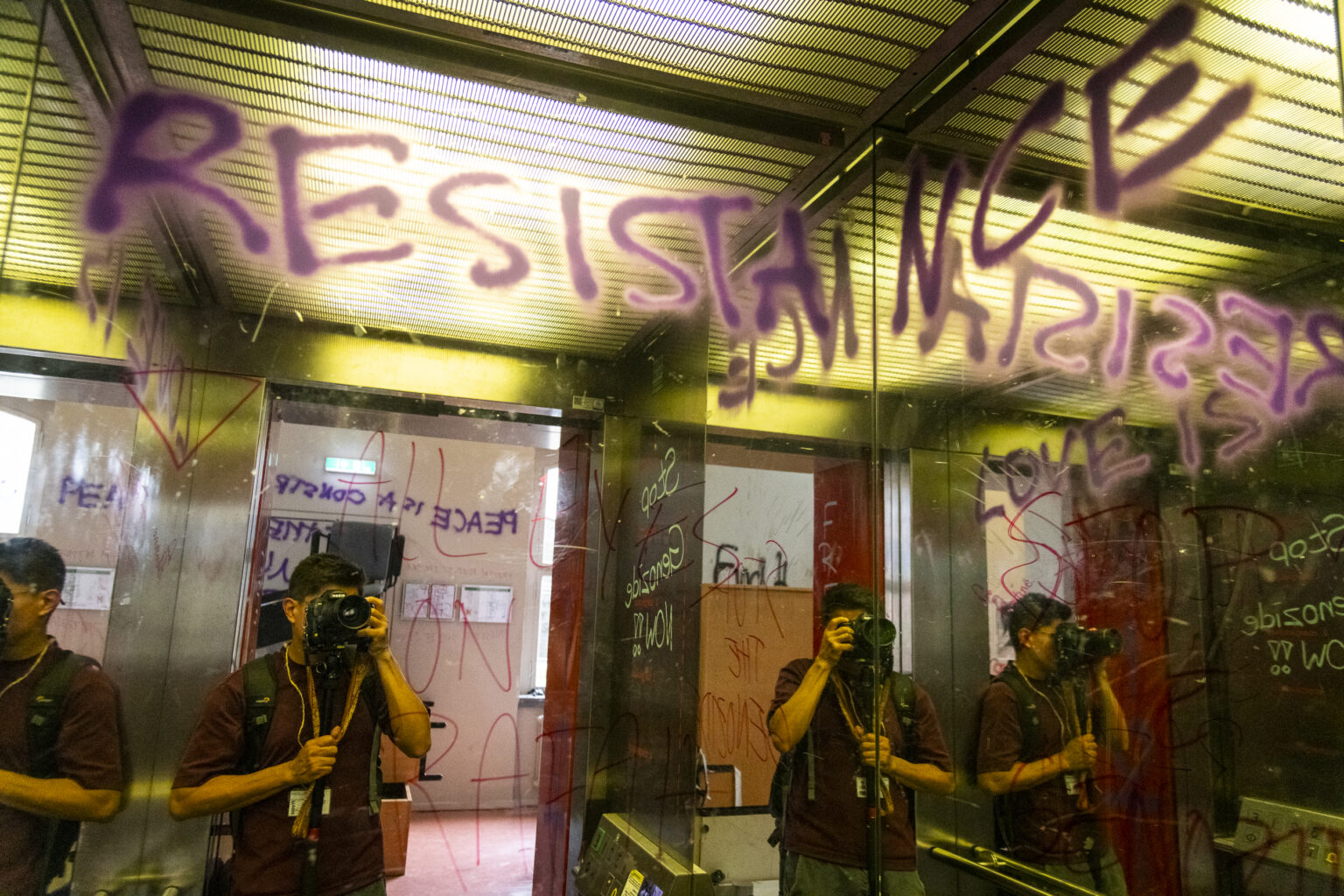 “Pensé que aquí tenías derecho de libre manifestación”: policía de ...