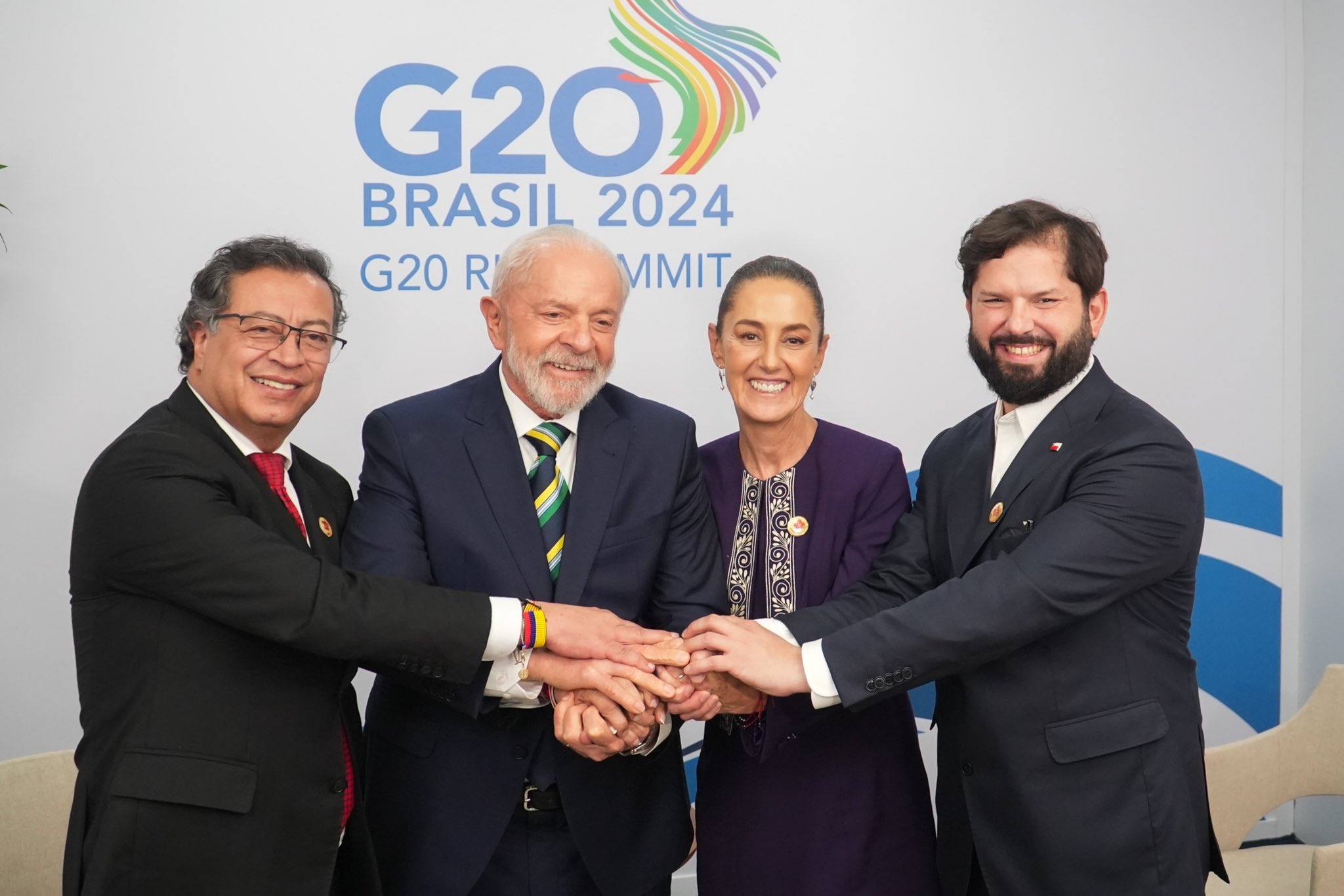 "El libre mercado es deshumanización": Sheinbaum llega al G20 en Río de ...